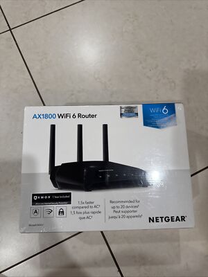NETGEAR Nighthawk RAX10 Dual-Band Wi-Fi 6 Router 606449151268| eBay