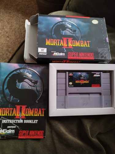 Super Nintendo Mortal Kombat II Game Super NES SNES | eBay