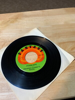 CLASSIC ROCK - CREEDENCE CLEARWATER REVIVAL- BAD MOON RISING - 45 RPM ...
