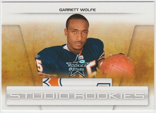 2007 Leaf Rookies and Stars Studio Rookies #13 Garrett Wolfe - Chicago ...