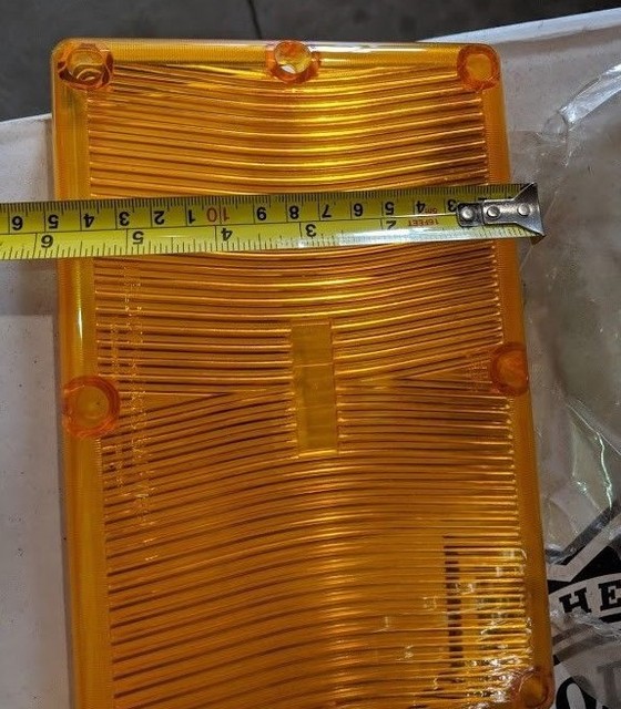 3020 Weldon Polycarbonate Red Lens 6" X 9" Whelen for sale online | eBay