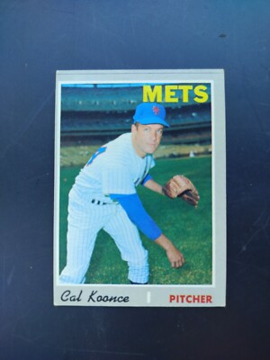 1970 Topps.. Baseball #521 Cal Koonce - New York Mets Vg Oc Read Desc ...