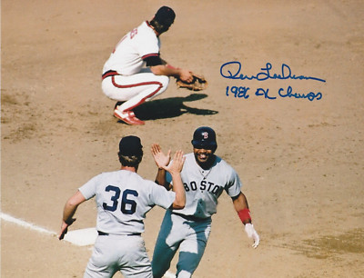 RENE LACHEMANN BOSTON RED SOX 1986 AL CHAMPS ACTION SIGNED 8x10 | eBay