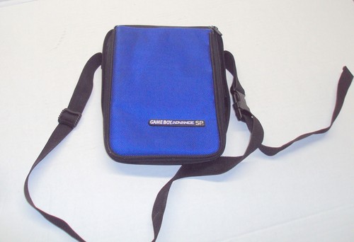 Game Boy Advance SP Blue Shoulder Bag OEM Official Nintendo Carrying ...