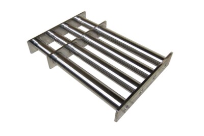 316 Stainless Steel 8" Square Magnetic Hopper Grate Magnet-Self ...