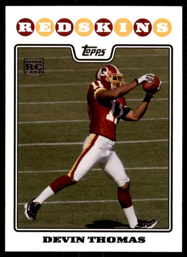 2008 Topps Devin Thomas RC Washington Redskins #371 | eBay