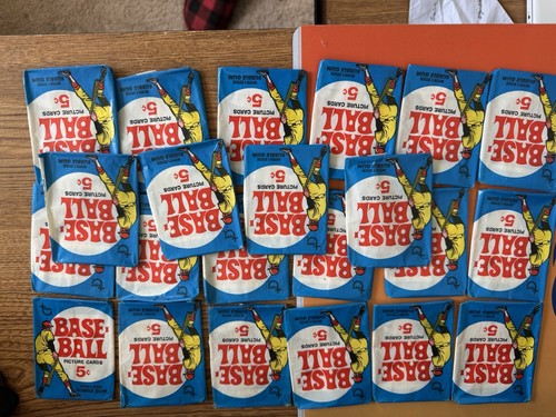 1969 Topps 5¢ Baseball Wax Pack Wrapper Reggie Jackson RC. Empty Wax ...