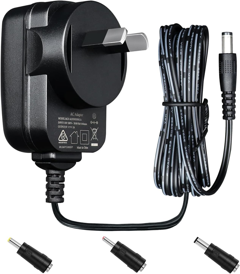 5V 2A 10W 1.5M Long Power Supply Adapter, AC DC Switching (Input 100 ...