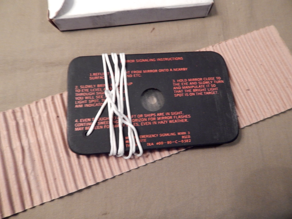 Post Vietnam War, U.S.N., U.S. Army, U.S.A.F., Survival Kit Signal ...