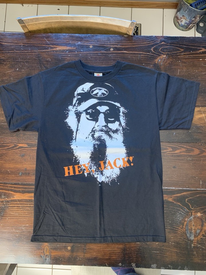 Duck Commander T Shirt Hey, Jack Uncle Si Medium Black | eBay
