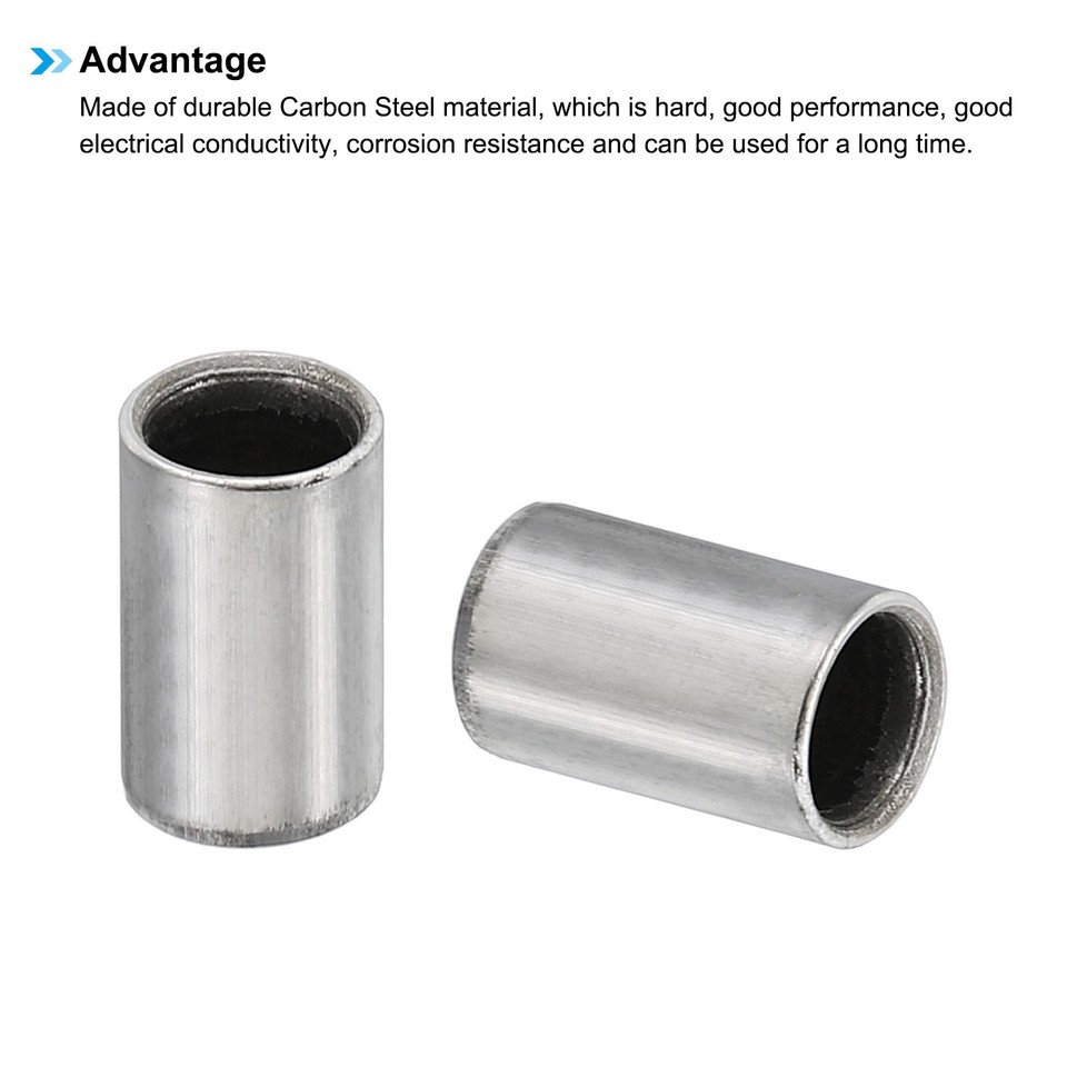 M6 Steel Spacers, 24 Pcs Metal Spacers Steel 6.2mm ID x 8mm OD x 12.3mm ...