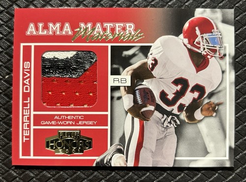 TERRELL DAVIS 2001 Playoff Honors Alma Mater Sick Patch Georgia Broncos ...