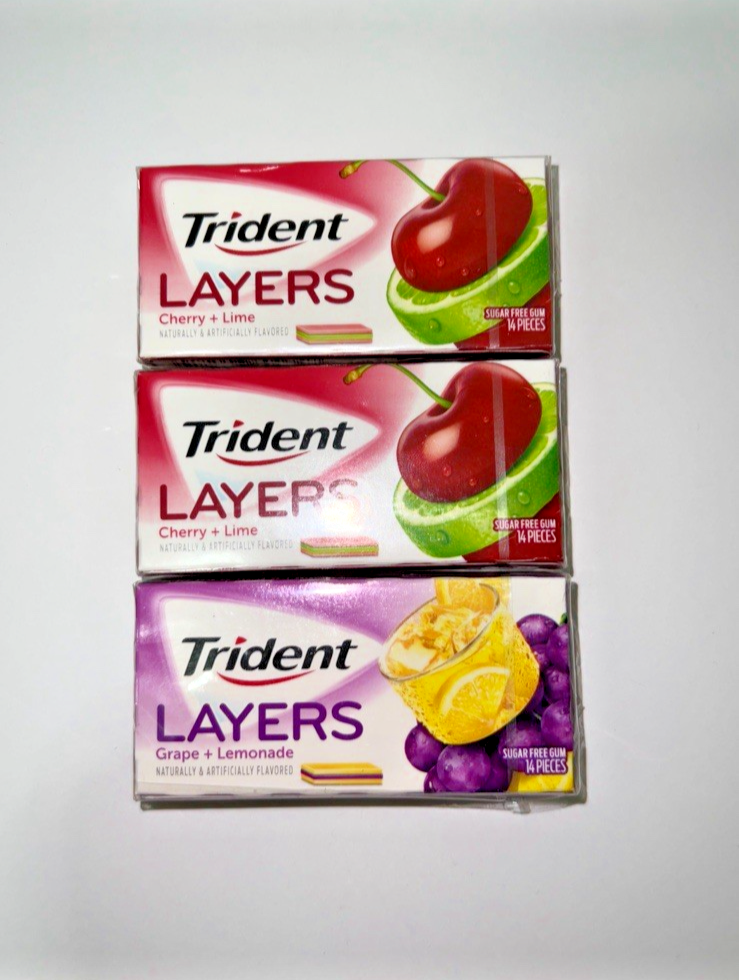 Trident Gum Layers Trident Layers Pumpkin Spice And Candy Cane Sugar