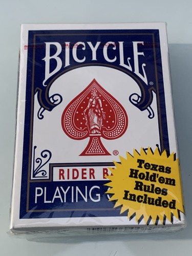 BICYCLE Poker 808 Ohio Blue Seal Rider Back Playing Cards NEW | eBay