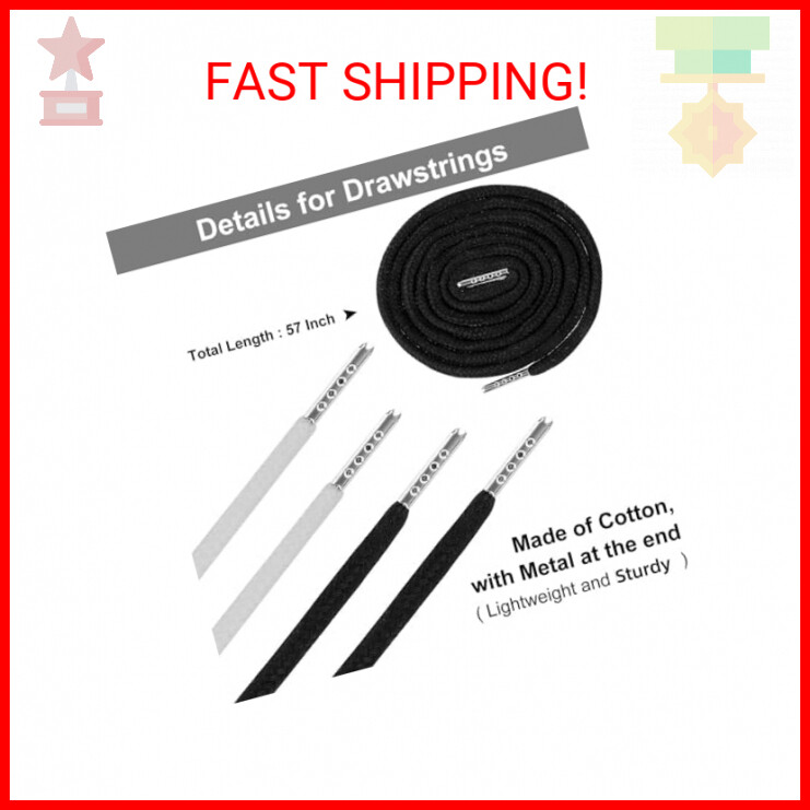 8PCS Drawstring Cord, Replacement Drawstring for Sweatpants, 57 Inch ...