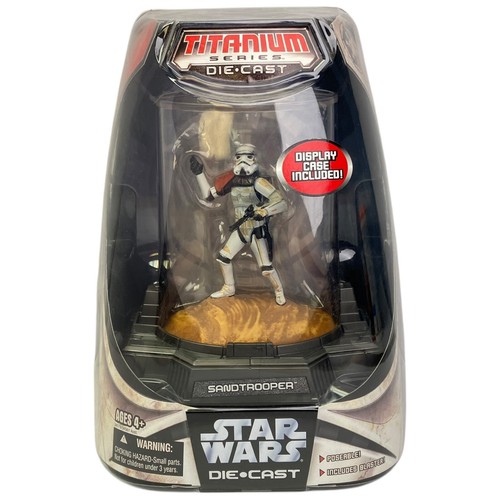 Star Wars Titanium Series Die Cast Sandtrooper Action Figure 2006 ...