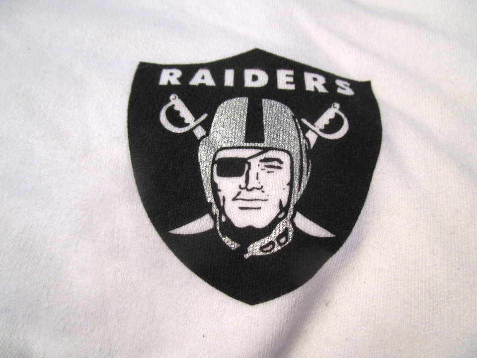 NEW! LAS VEGAS RAIDERS NFL Big &Tall TURTLENECK Long Sleeve Tee WHITE ...