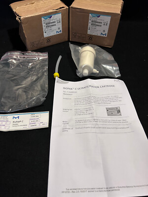 2 Millipore Milli-Q BioPak C Polisher CDUFBC001 Ultrafiltration ...