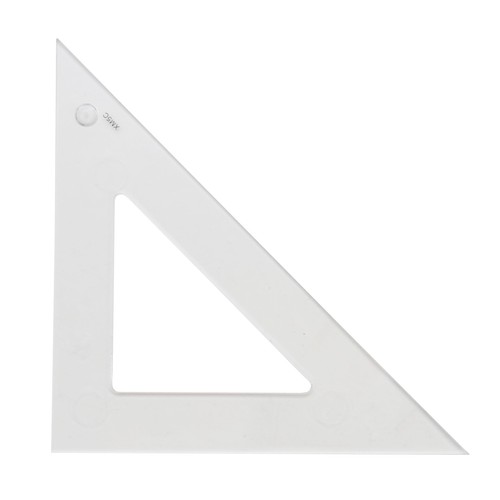Westcott Styrene Triangle, 4", 45/90 Degree, Transparent (S450-4) | eBay