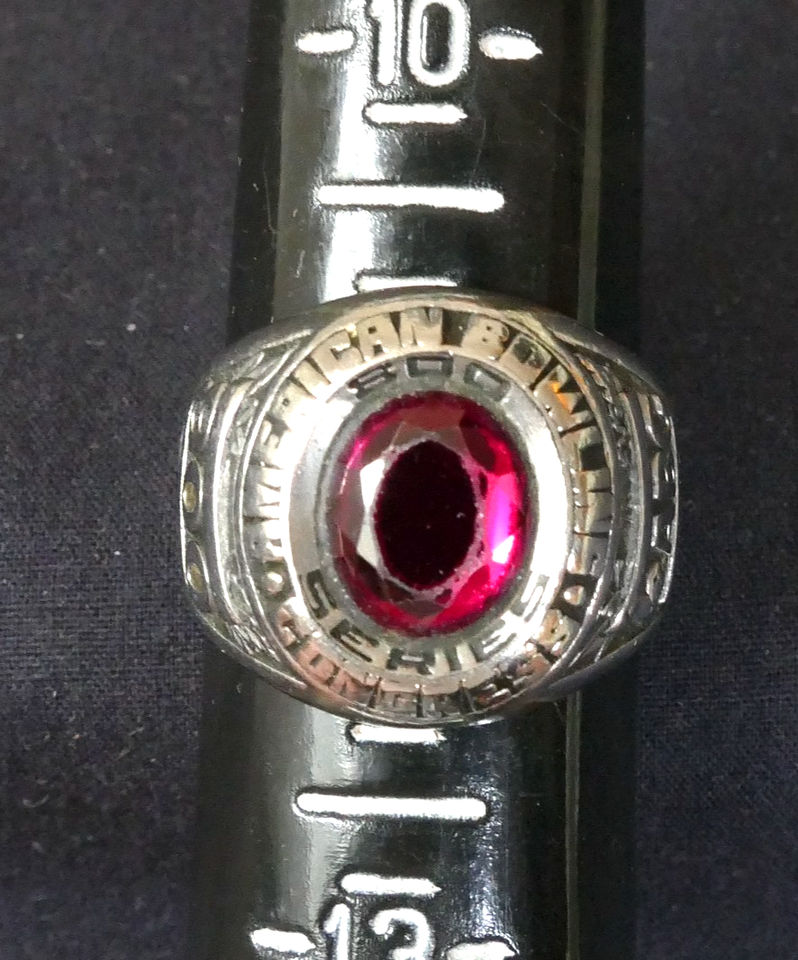 800 (810) Series ABC American Bowling Congress Award Ring 8-21-05 Size ...