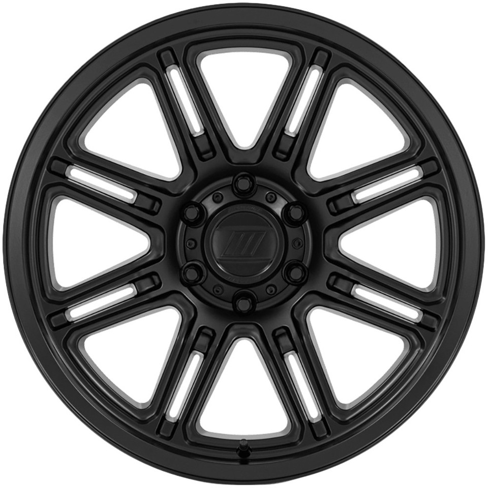 (Set of 4) Pro Comp PA206 Snare 16x8 6x5.5" +0mm Matte Black Wheels ...
