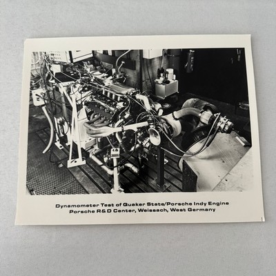 Porsche Quaker State Indy Car Racing Engine Factory Press Photo ...