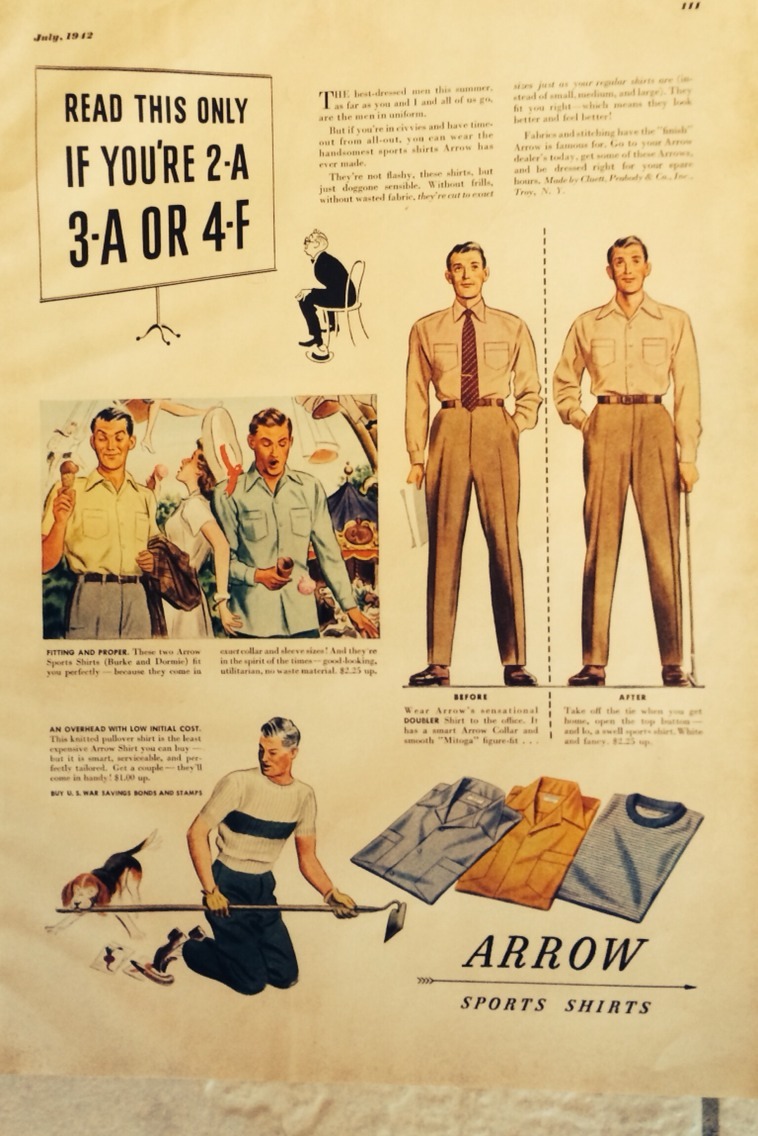 Arrow Shirt Ad 10" X 13" | eBay