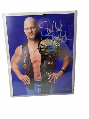 Stone Cold Steve Austin signed 8x10 photo Wwe Wwf Coa Gaautograph | eBay