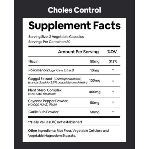 Choless - Supplement for Energy and Wellness Support, Niacin, Gluten ...