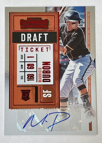 2020 Panini Contenders - Rookie Ticket 2 Variation A Mauricio Dubon ...