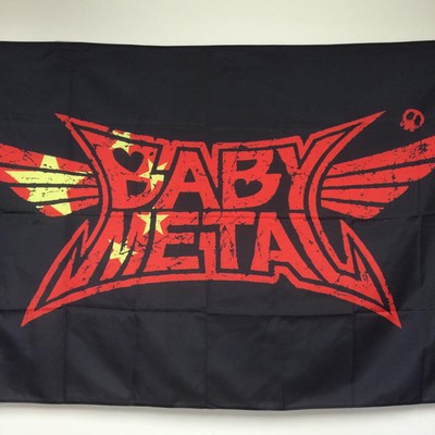 BABYMETAL Flag Black x Red Limited Rare Goods JAPAN NEW | eBay