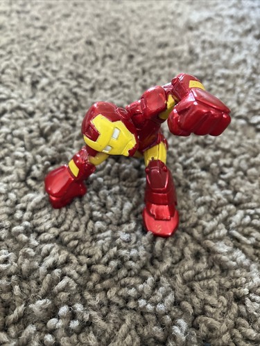 Marvel Super Hero Squad IRON MAN Downward Punch Mark VI Modern Red ...