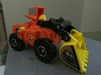 HASBRO TAKARA Japan TRANSFORMERS TOY Digger TRACTOR Front Loader 1987 ...