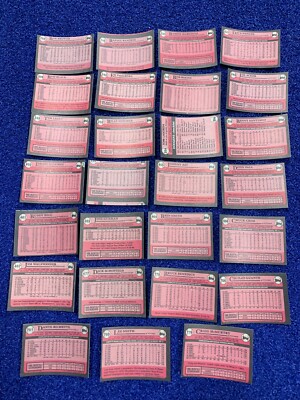 Lot (27) 1989 Topps Baseball BLANK FRONT ERROR Rare Misprint Cards | eBay
