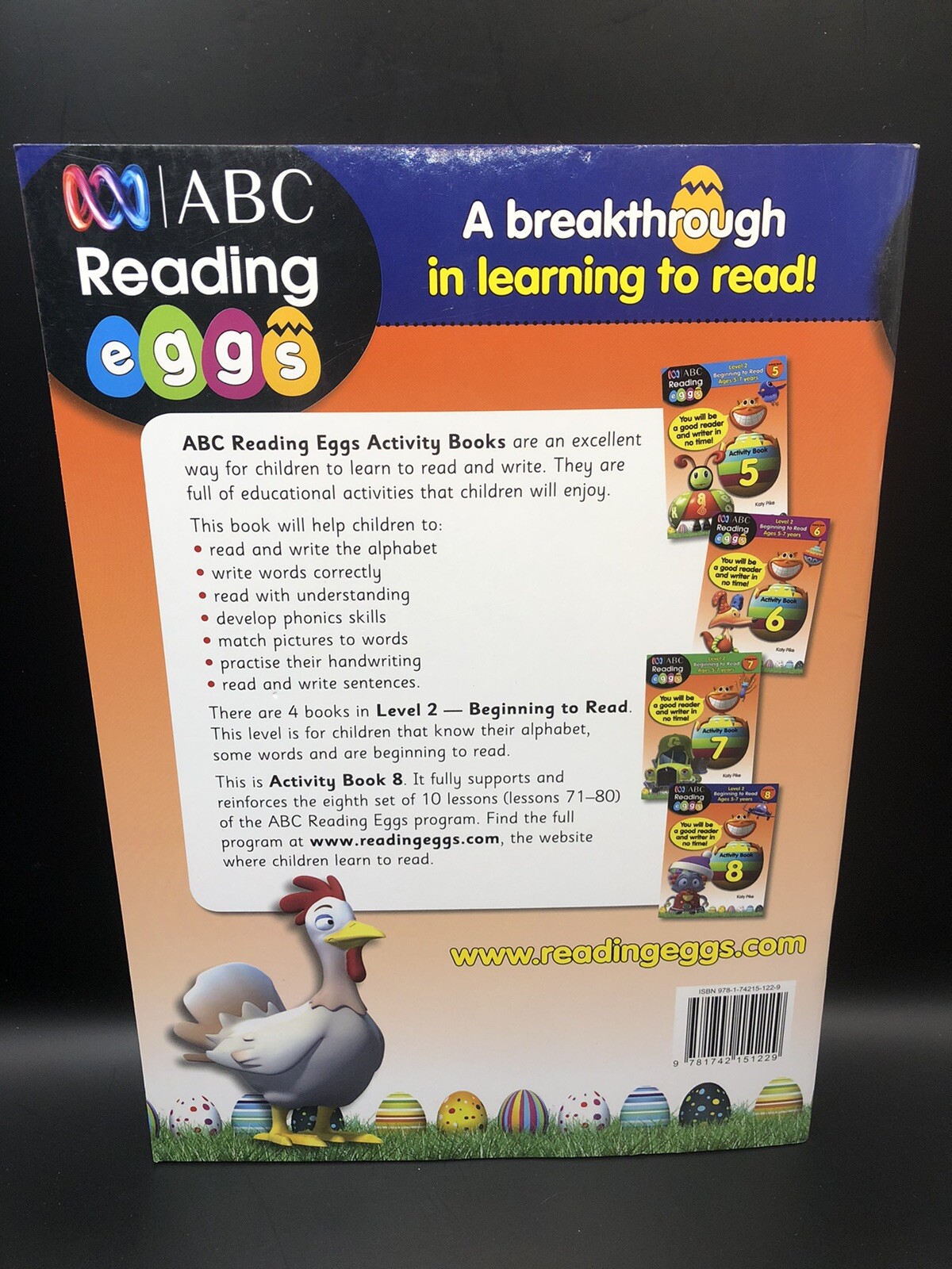 Beginning to Read Level 2 - Activity Book 8 (ABC Reading Eggs) by Katy ...