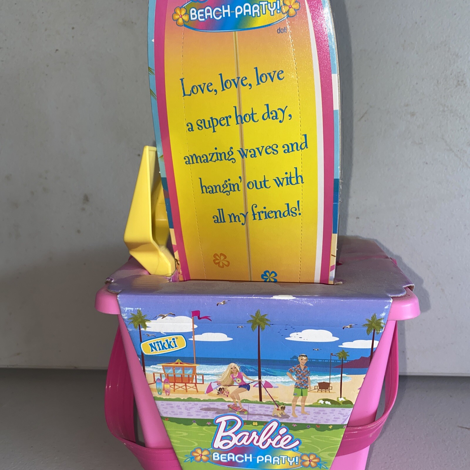 Year 2008 Barbie Beach Party Doll African American Model NIKKI R0597 ...