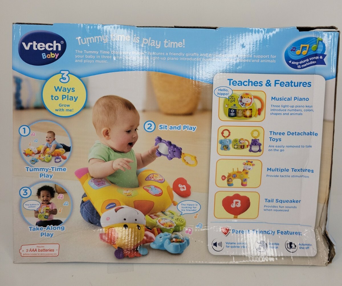 VTech Tummy Time Discovery Pillow - Multi-Color for sale online | eBay