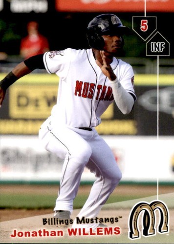 2019 Billings Mustangs Grandstand #36 Jonathan Willems Willemstad ...