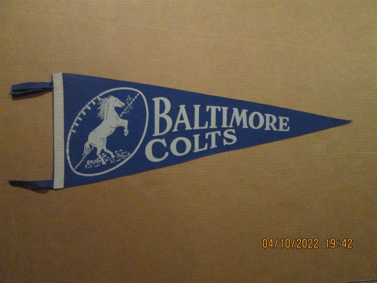 NFL Baltimore Colts Vintage Defunct Circa 1950's Team Logo Football ...
