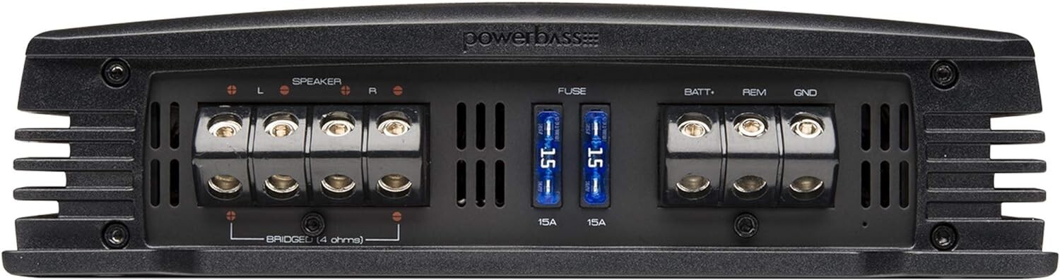 PowerBass 12 Inch Dual Vented Subwoofers with Amp and Wiring Kit | eBay