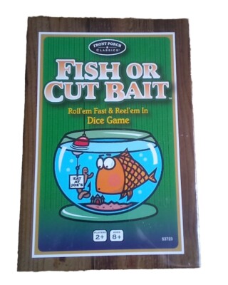 Fish Or Cut Bait Roll'em Fast & In Dice Game - For 2 Players New ...