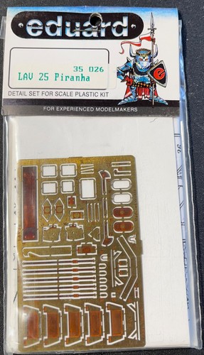 Eduard LAV 25 Piranha Photo-Etch 35026 NEW Model Kit ‘Sullys Hobbies ...