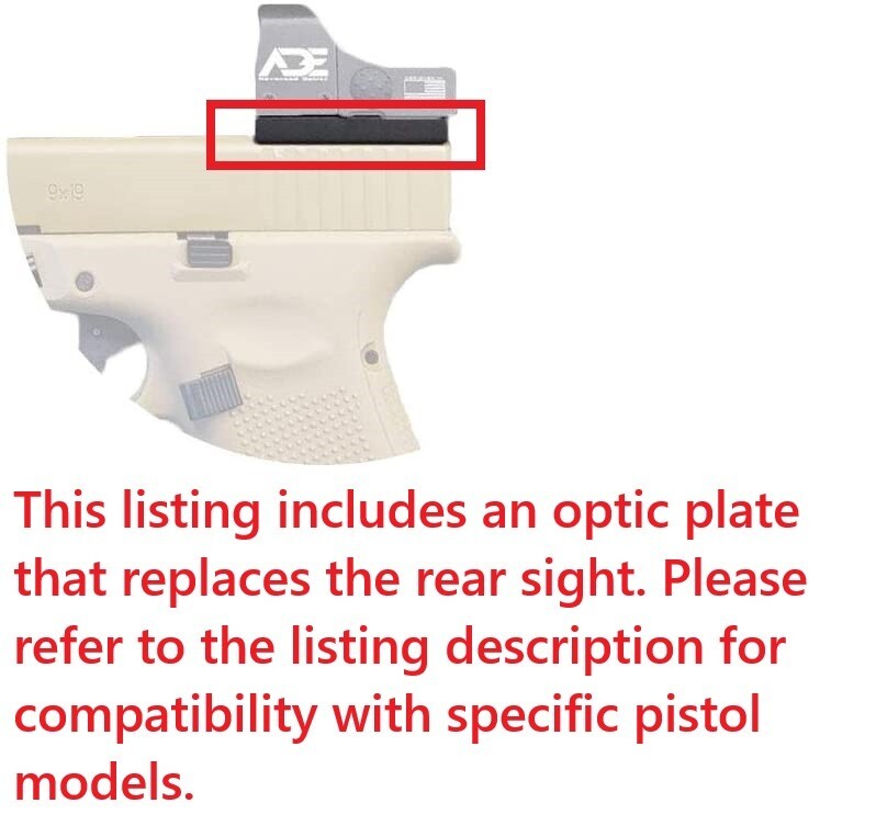 Optic Mount Plate For Beretta APX A1/Carry -For Holosun 407C/507C/508T ...