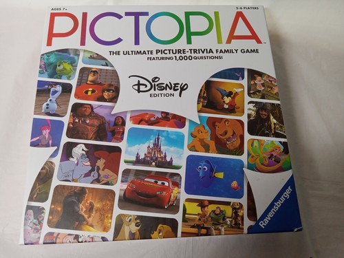 Pictopia Disney Edition Picture Trivia Game Ravensburger Age 7+ New ...