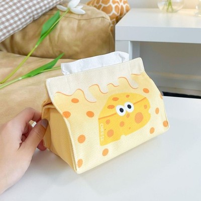 Surprise Cheese Tissue Box Yellow :Car Tissue Bag Cute Drawer Box | eBay