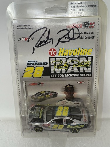 Action 1:64 Autographed Ricky Rudd #28 Havoline Ironman 2002 Taurus ...