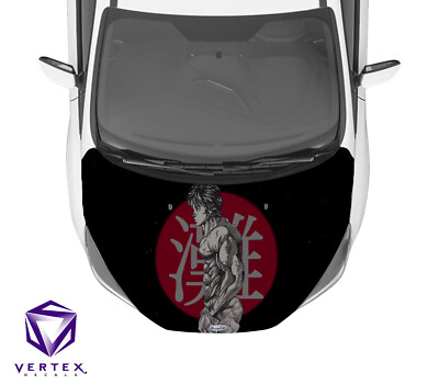 Baki Hanma Anime Hood Wrap Weatherproof Vinyl Decal 50"X60" -K | eBay