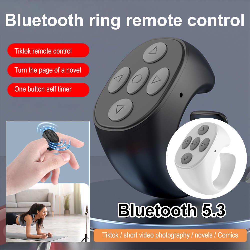 Bluetooth Phone Remote Control Bluetooth V5.3 Smart Ring Controller for ...