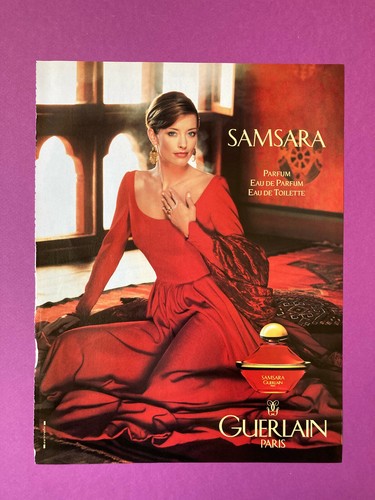 Publicité Guerlain Samsara parfum 1995 Paris presse collection 90s ...