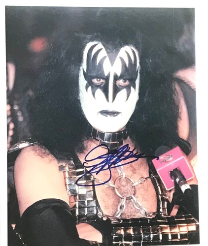 GENE SIMMONS AUTOGRAPH photo with COA 8 x 10 | eBay